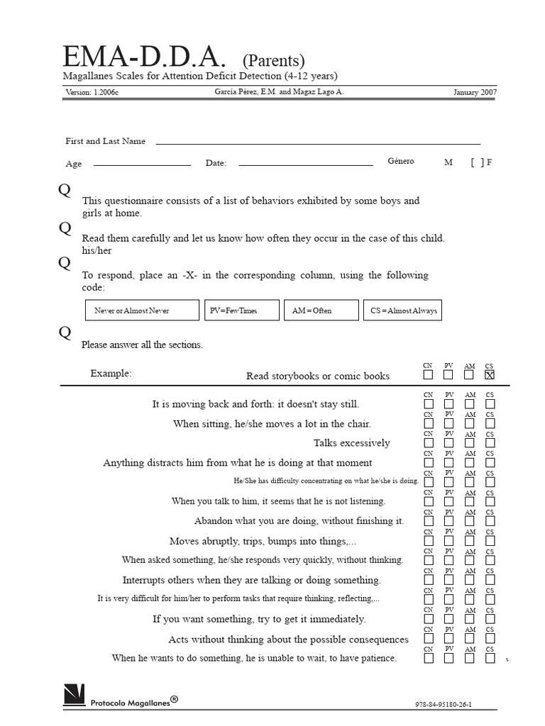 EMA DDA Parents | PDF | Attention Deficit Hyperactivity Disorder ...