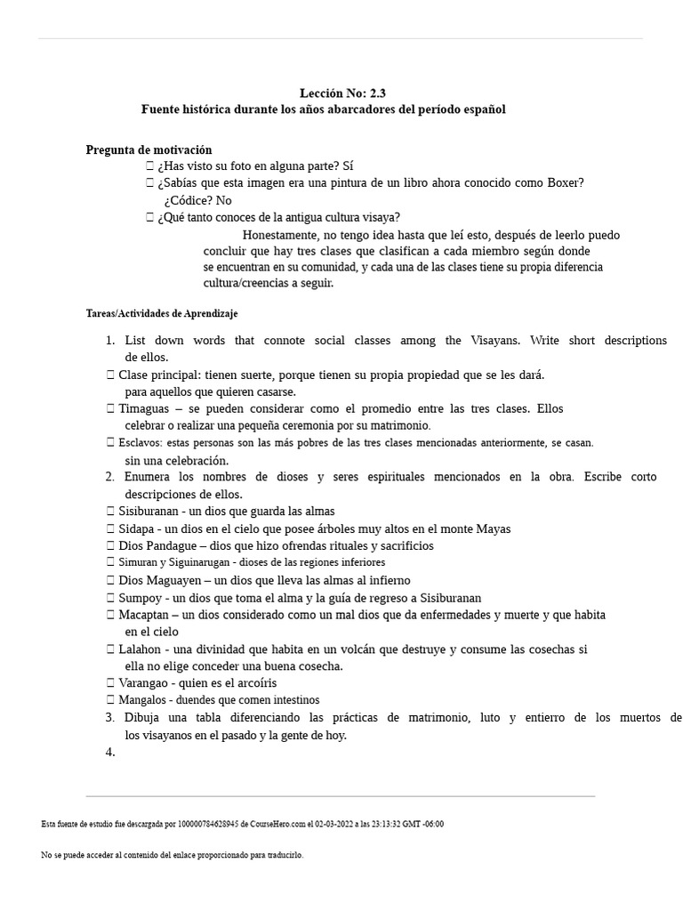 Lección 2.3 ScSc12n | PDF | Entierro | Matrimonio