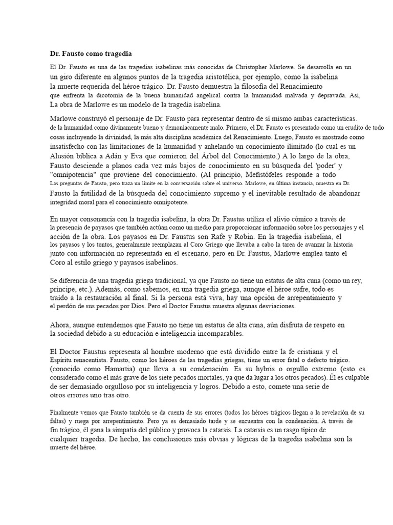 Fausto | PDF | Tragedia | Fausto