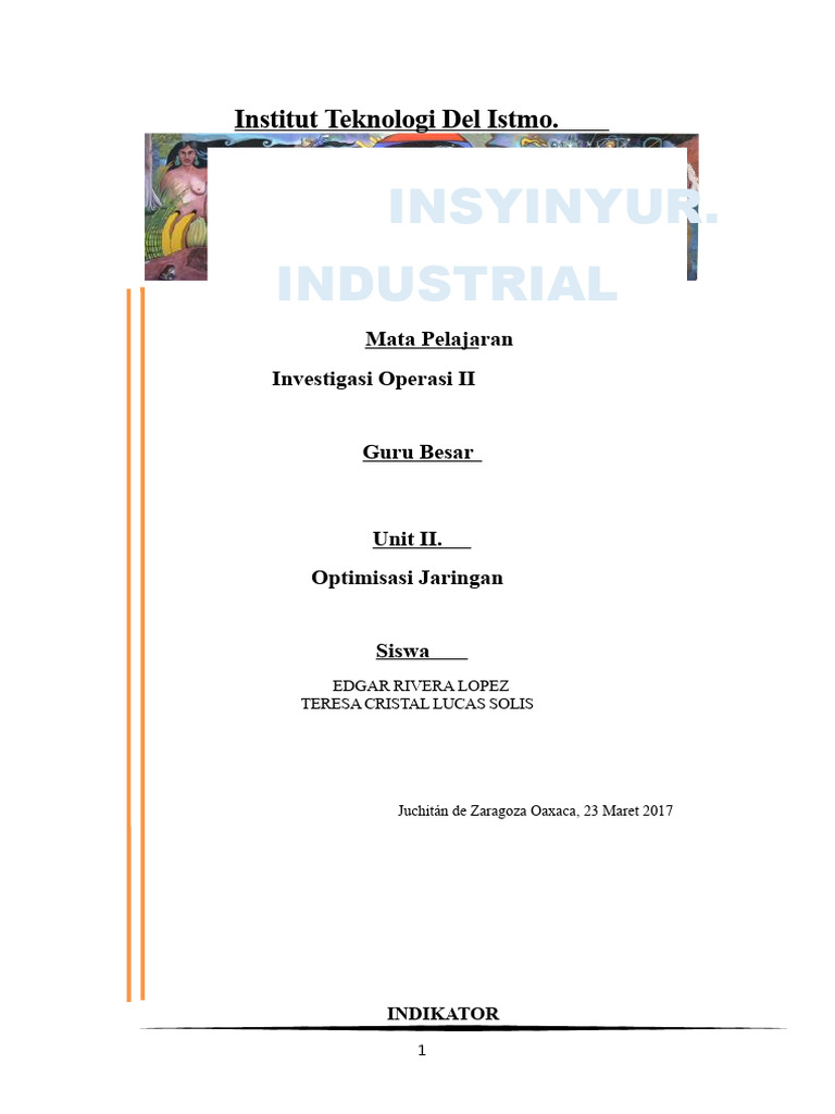 Optimisasi Jaringan dalam Investigasi Operasi | PDF