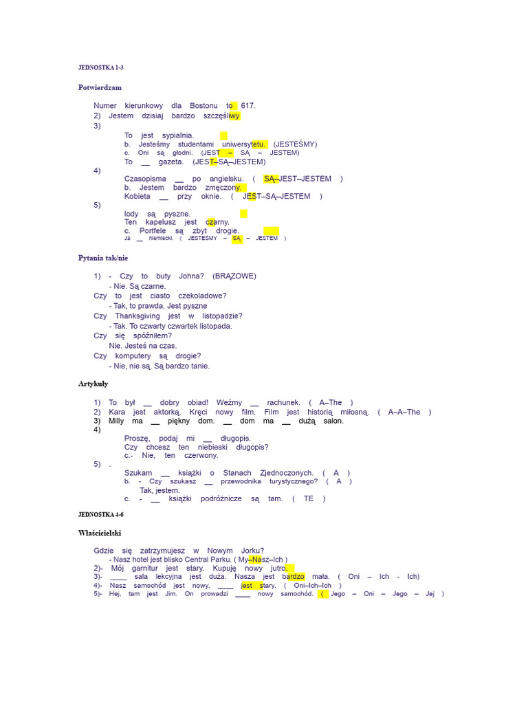 Angielski 5 (Poprawiony) | PDF
