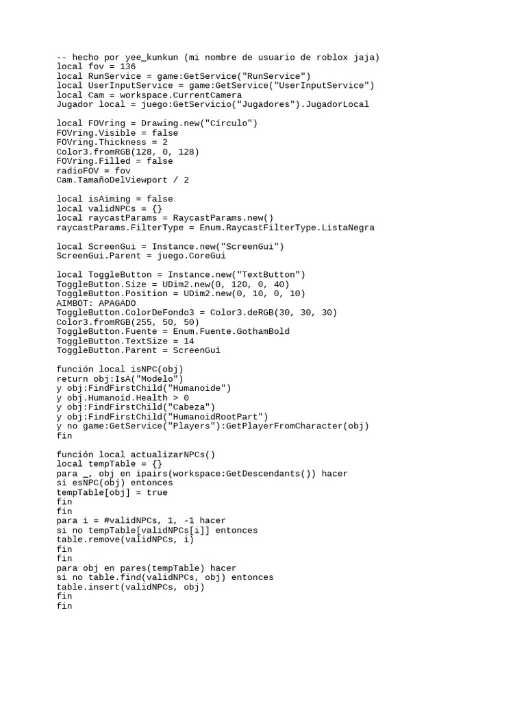 Guion NPC Aimbot | PDF