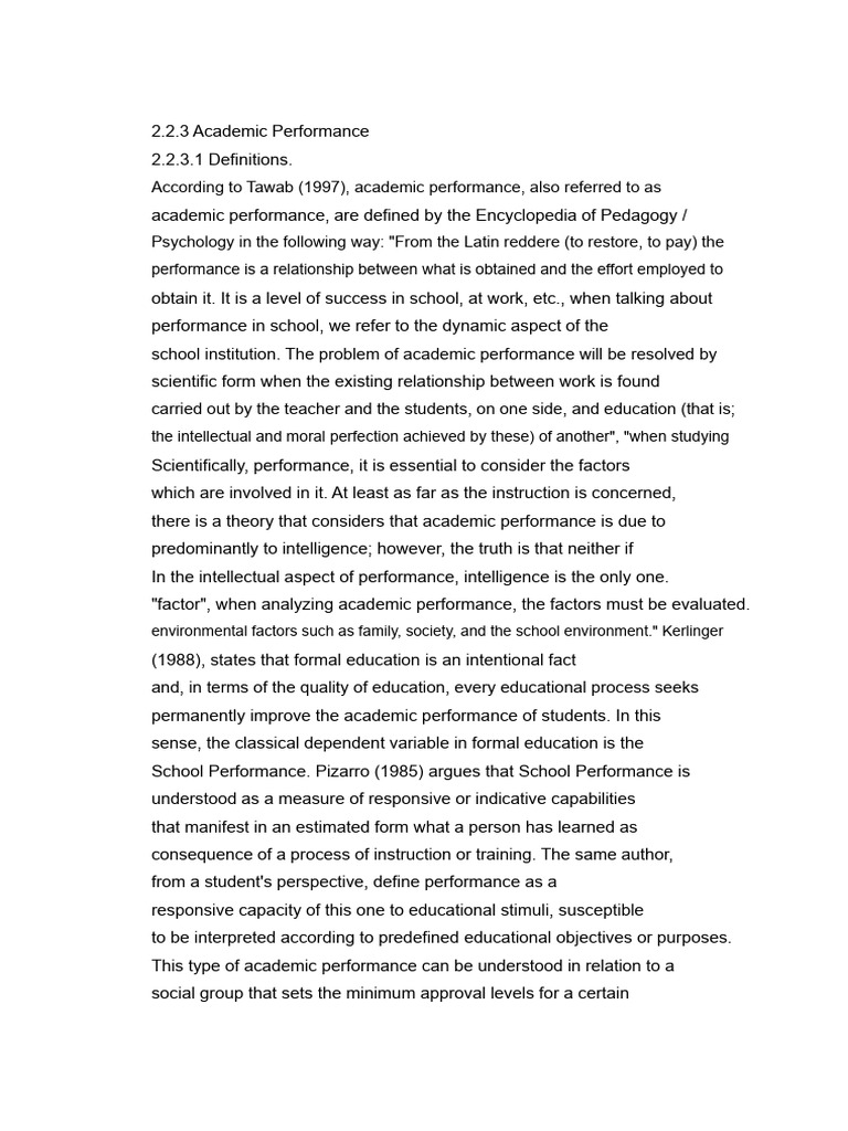 Academic Performance Quote | PDF | Learning | Intelligence
