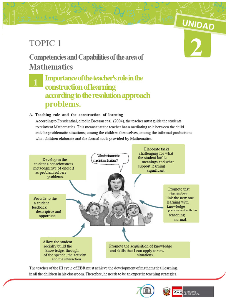 Mathematical Competencies and Capabilities Minedu Unesco | PDF ...