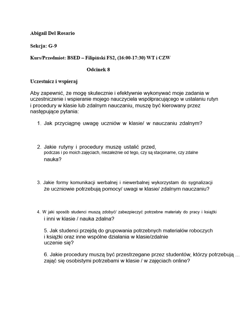 Odcinek 8 FS2 | PDF