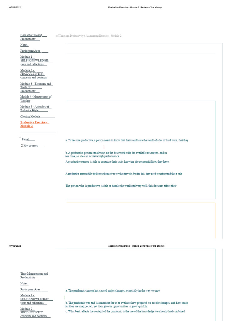 Evaluative Exercise - Module 2 - Review of The Attempt | PDF | Social ...