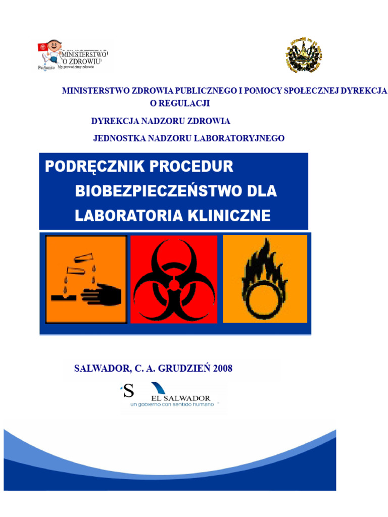 SV Podręcznik Bioasekuracji W Laboratoriach Klinicznych | PDF