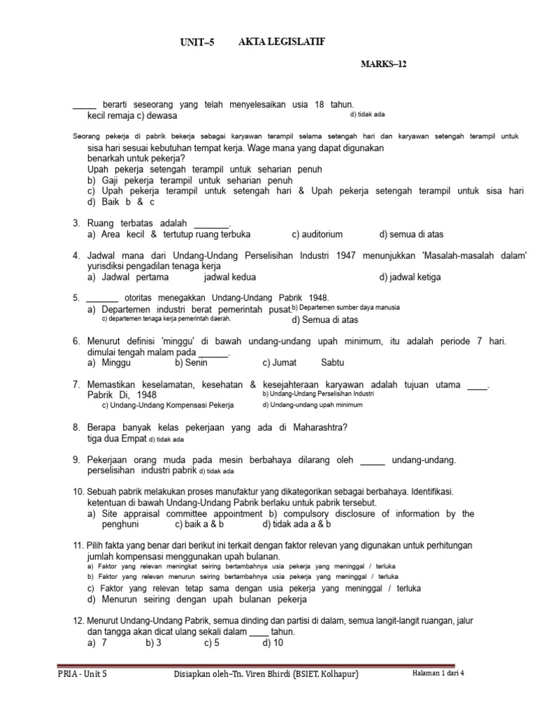 MAN - CH - 5 - MCQs | PDF