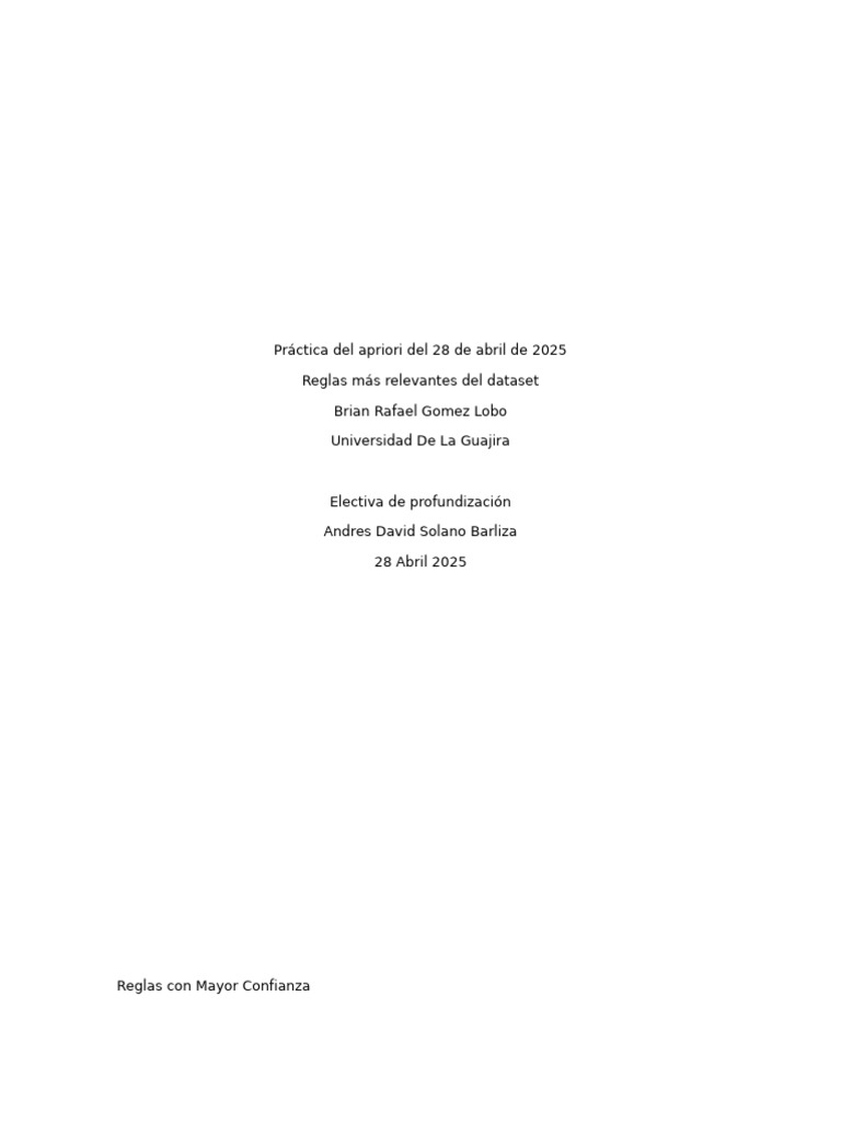 Prácticaapriori Brian Lobo 28042025 | PDF