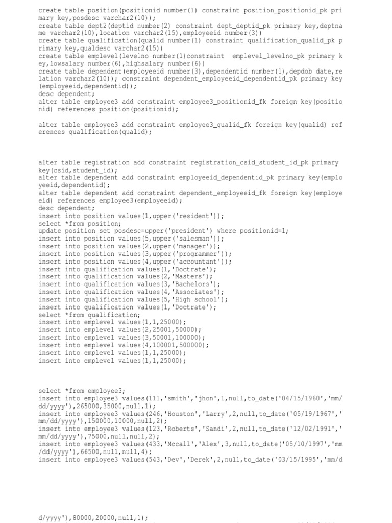 Empdb | PDF | Data Management Software | Computer Data