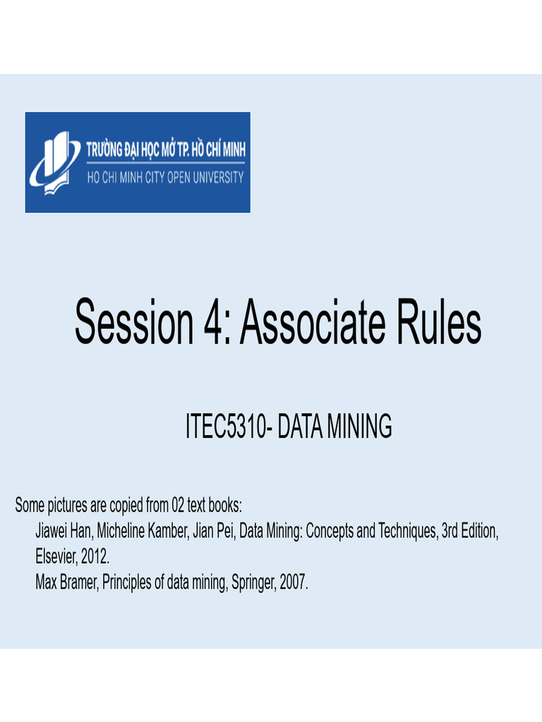Session 4-Associate Rules | PDF