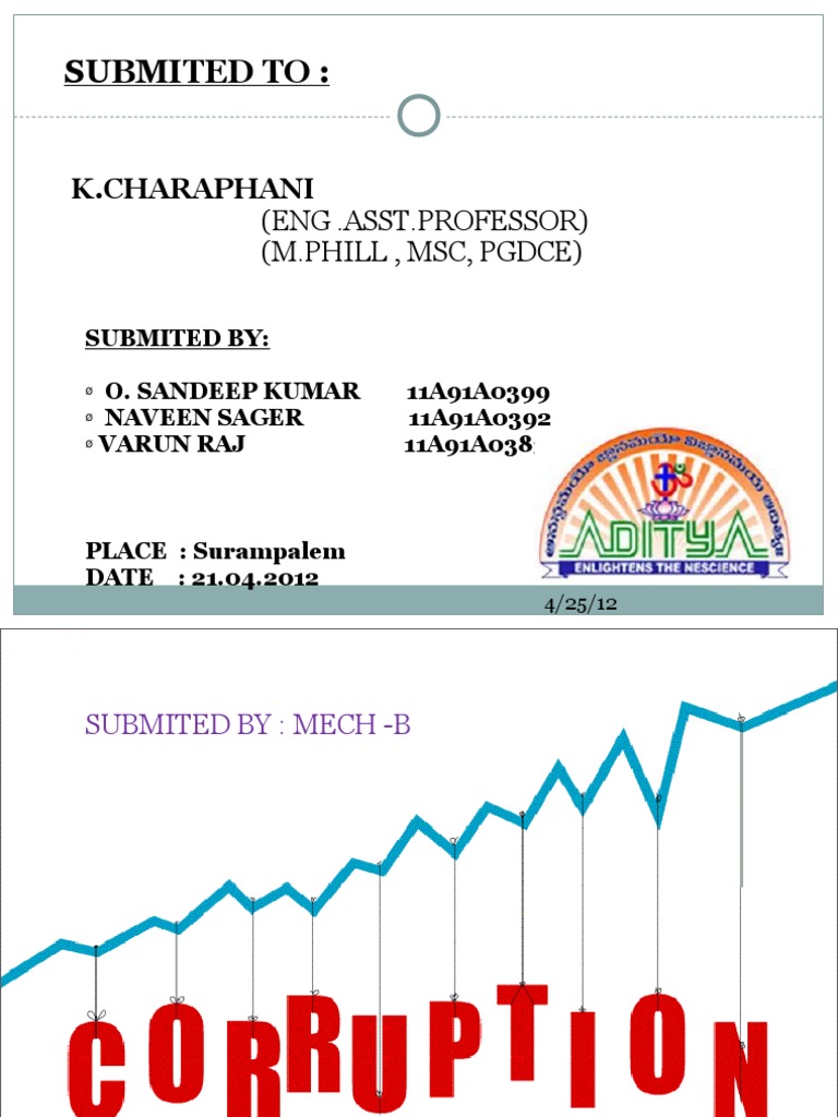 An Analysis of Corruption in India: Causes, Effects, and Efforts to ...