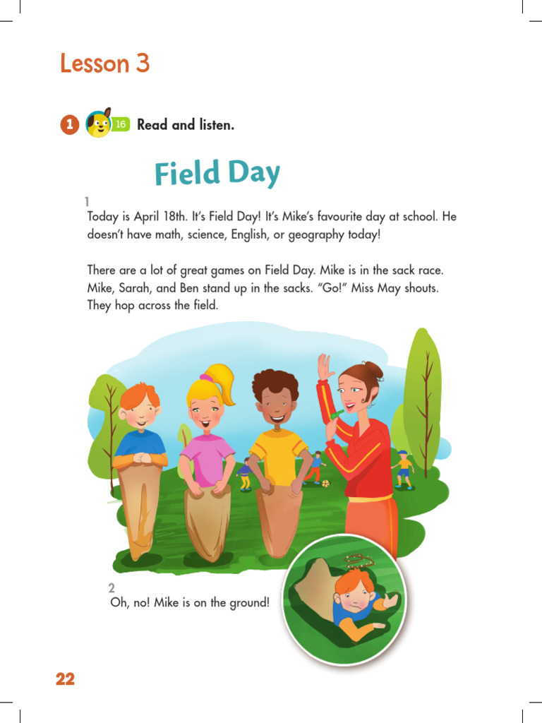 Mike's Exciting Field Day Adventure | PDF