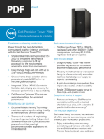 Precision 7960 Tower Spec Sheet | PDF | Solid State Drive | Personal Computers