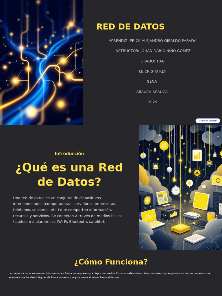 Que Es Una Red de Datos | PDF | Red de computadoras | Protocolos de ...