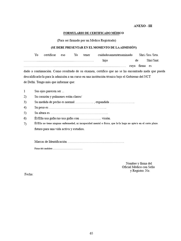 Anexo III PDF | PDF