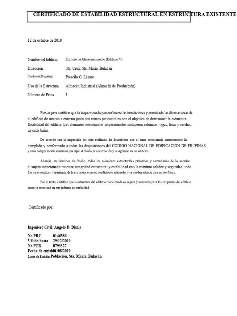 A.-CERTIFICADO-DE-ESTABILIDAD-ESTRUCTURAL-SOBRE-ESTRUCTURA-EXISTENTE ...
