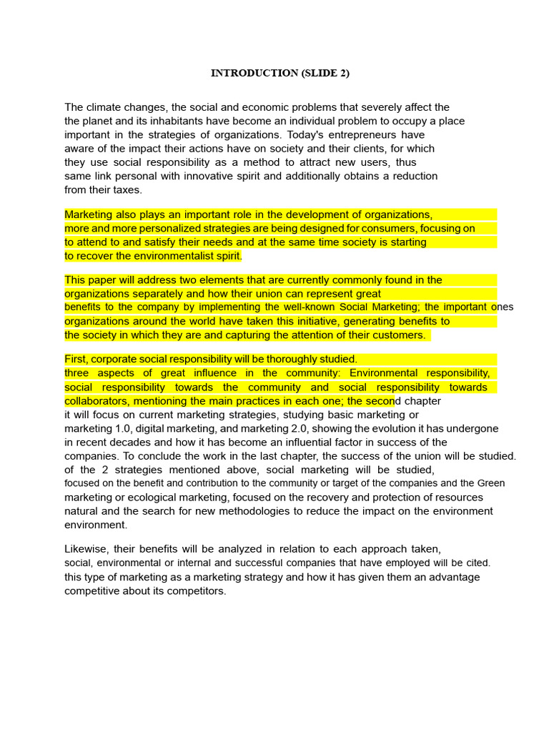 Social Marketing and Corporate Responsibility | PDF | Marketing ...