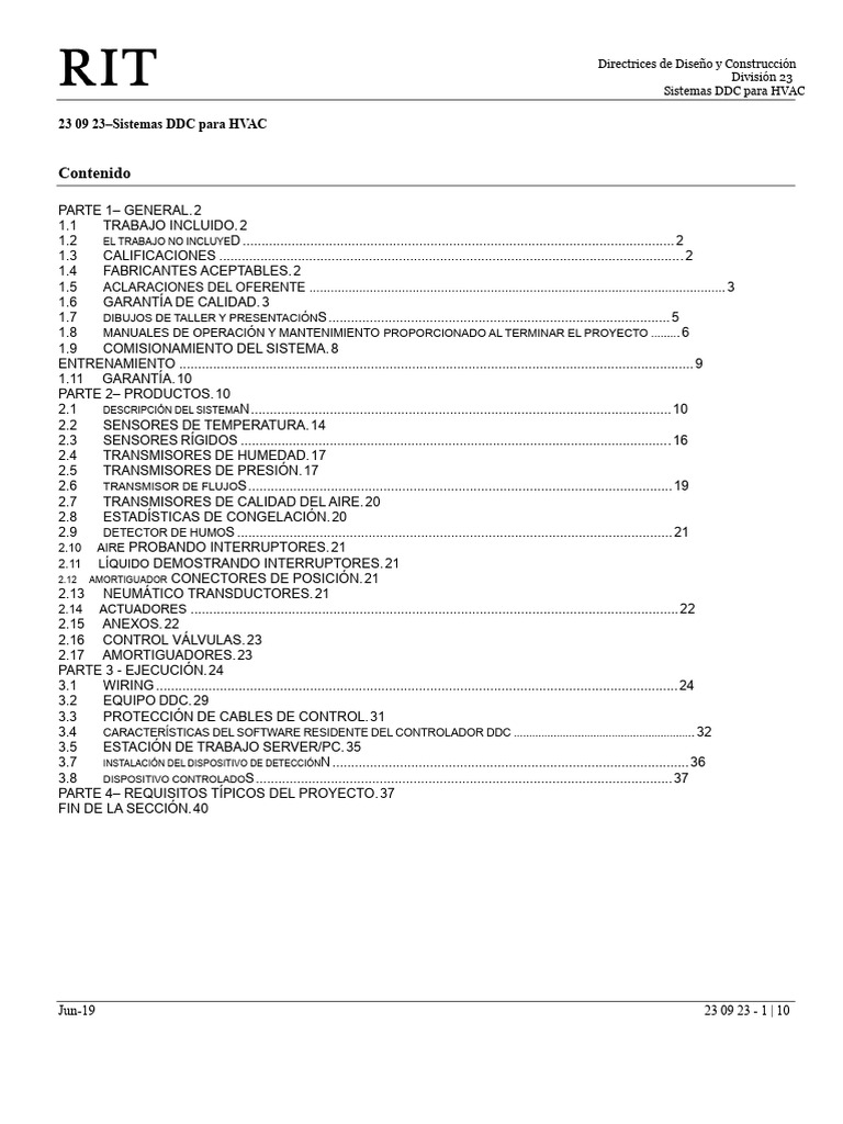 23 09 23 - Sistemas DDC para HVAC.pdf | PDF | Servidor (Computación ...