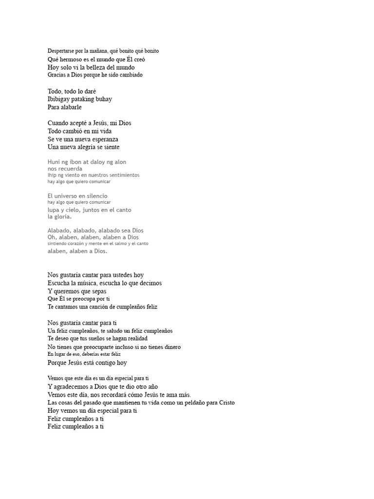 Despertarse Por La Mañana | PDF