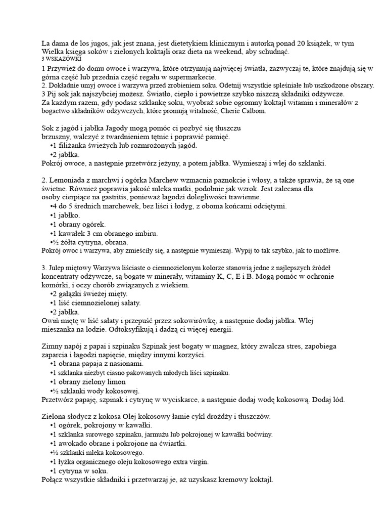 Jasne Soki PDF | PDF