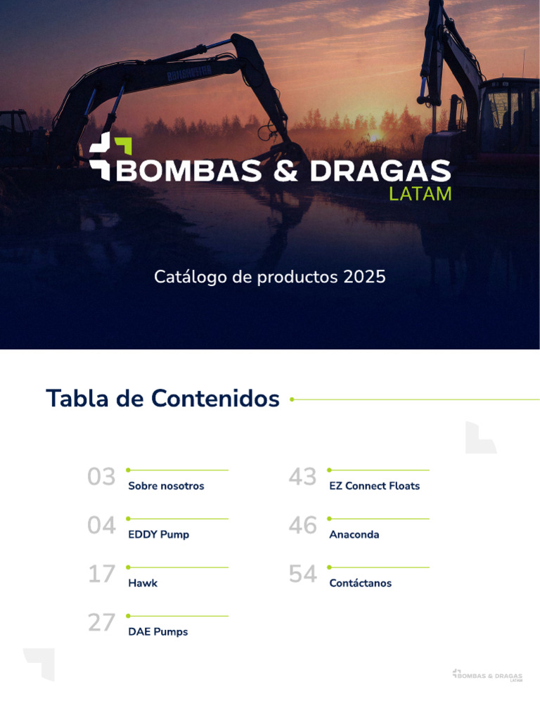ByD Catalogo de Productos 2025 Dragado | PDF | Tubería (transporte de ...