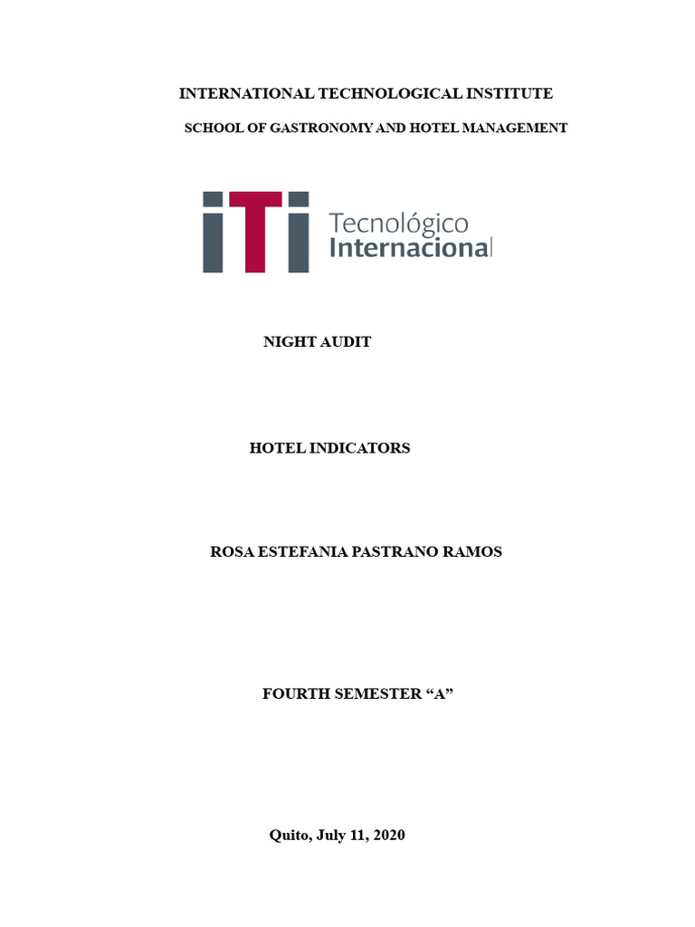 Key Hotel Performance Indicators Explained | PDF | Economies