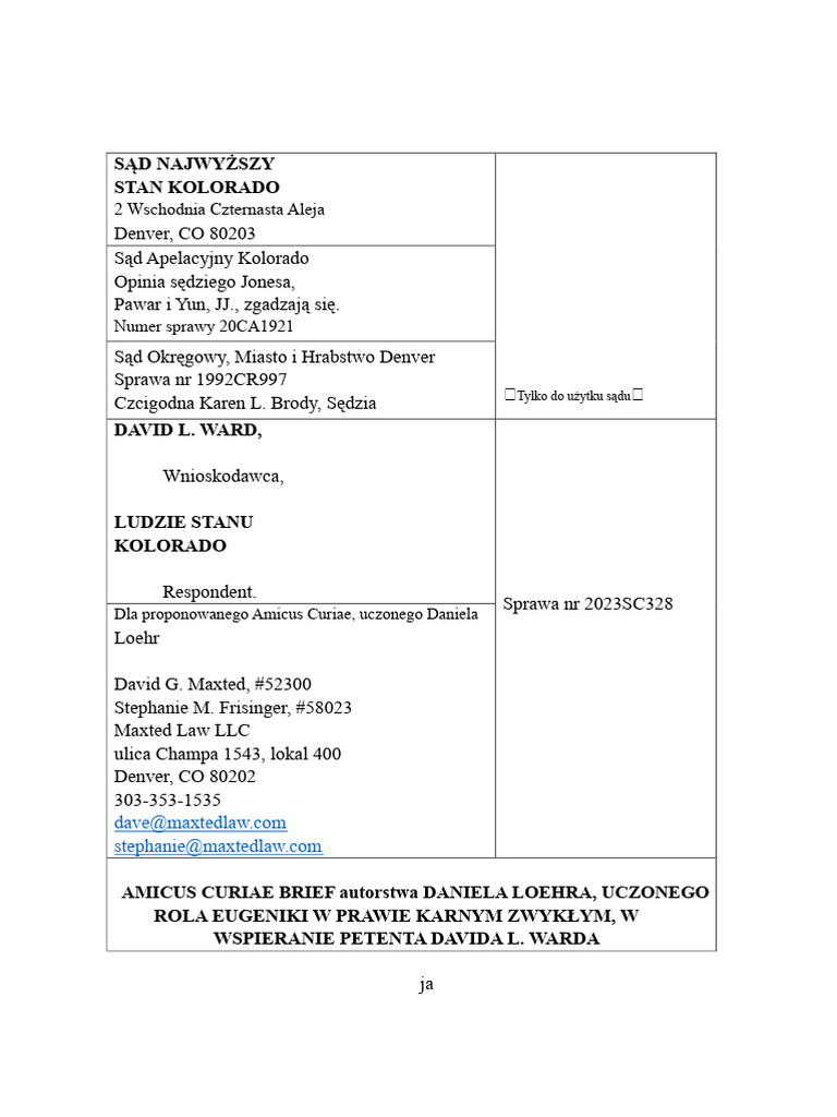 2023 - 03 - 05 Daniel Loehr Amicus Brief | PDF