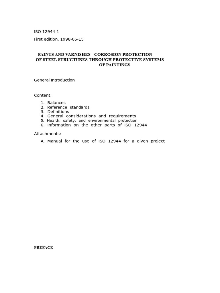 Iso 12944-1 Translation | PDF | Corrosion | Paint