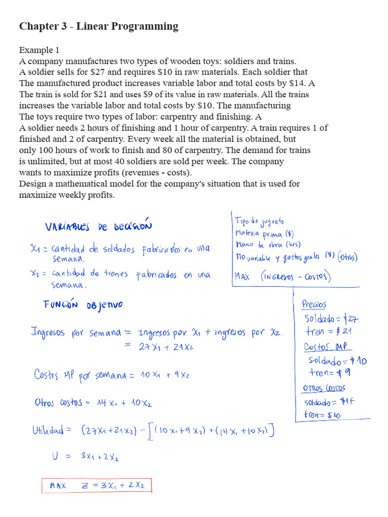 Cap 3 - 3.1 Linear Programming | PDF