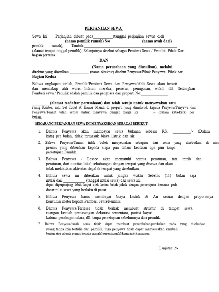 Format_Perjanjian_Sewa.doc | PDF
