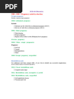 ICD-10 Codes for Maternal Conditions | PDF | Childbirth | Fetus