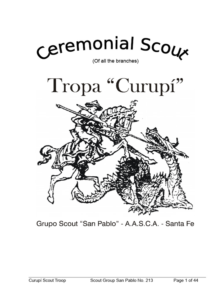 Cub Scout Ceremony Guide | PDF | Bagheera | Baloo