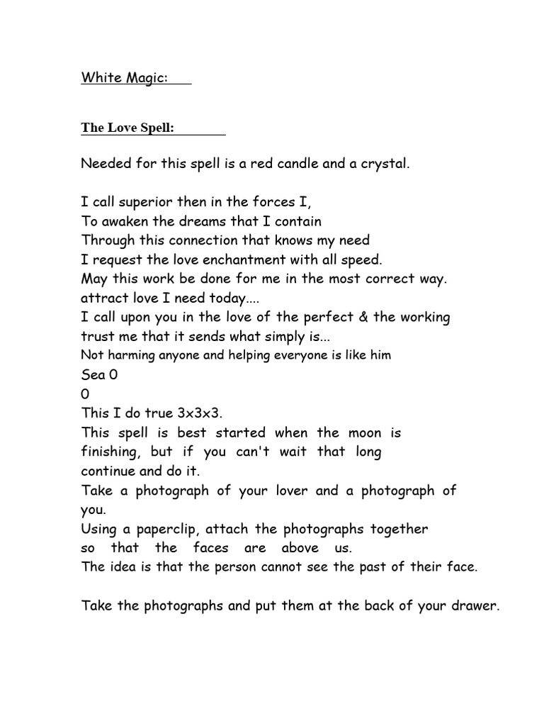 (Books) - White Magic Spells | PDF | Candle