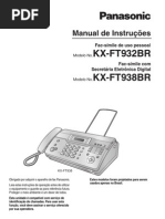 KX-FT932 - 938 - Manual PDF | PDF | Telefone | Barulho