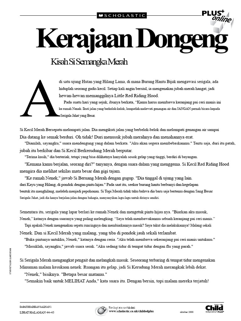 Ce Little Red Story PCP 115014 | PDF