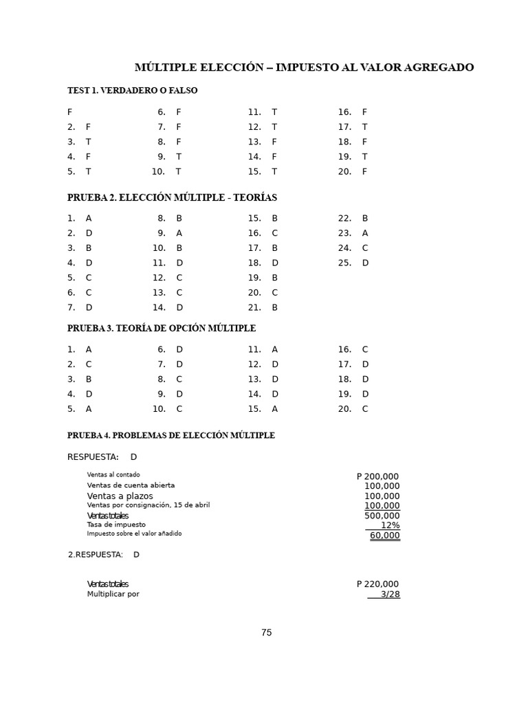 Sol Hombre - MC Vat | PDF | Impuesto al valor agregado | Impuestos