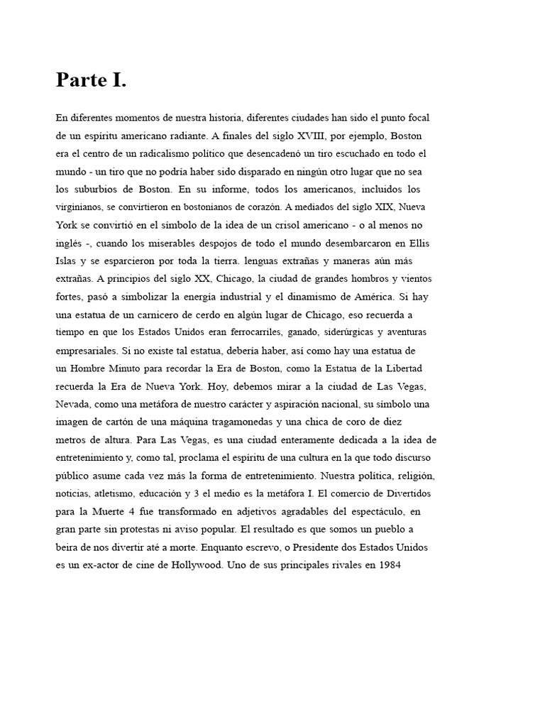 Neil Postman - Divirtiéndonos hasta la muerte (Amusing Ourselves to ...