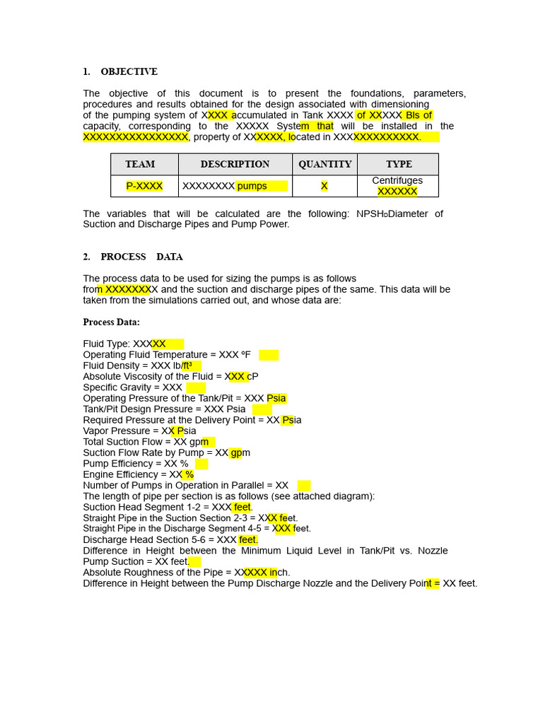 Calculation Report Centrifugal Pumps (Model) | PDF | Pump | Pressure