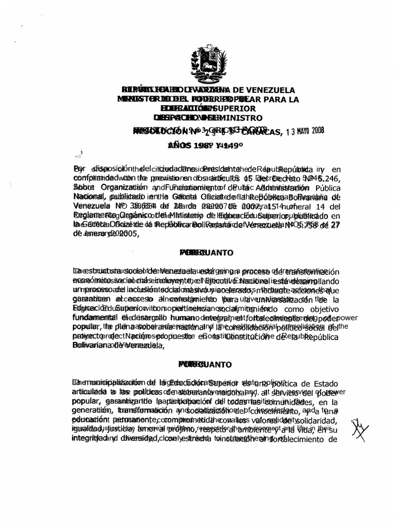 Resolution 2963: Regulation of National Training Programs | PDF