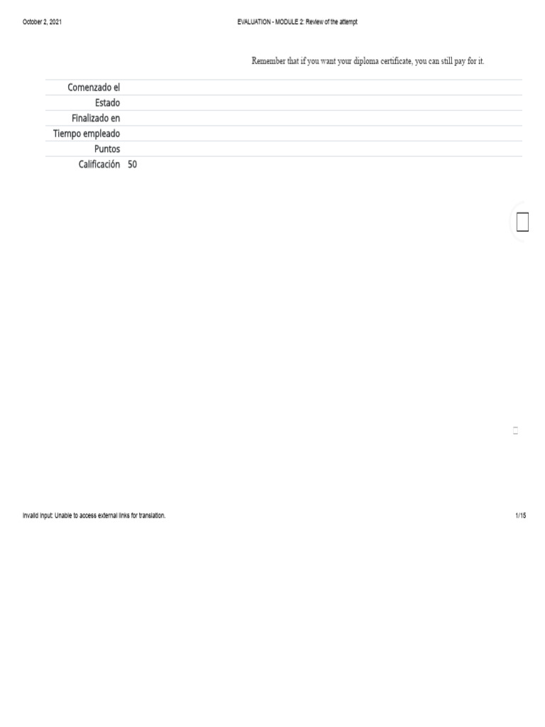 EVALUATION - MODULE 2_ Review of the Attempt | PDF | Radiation ...