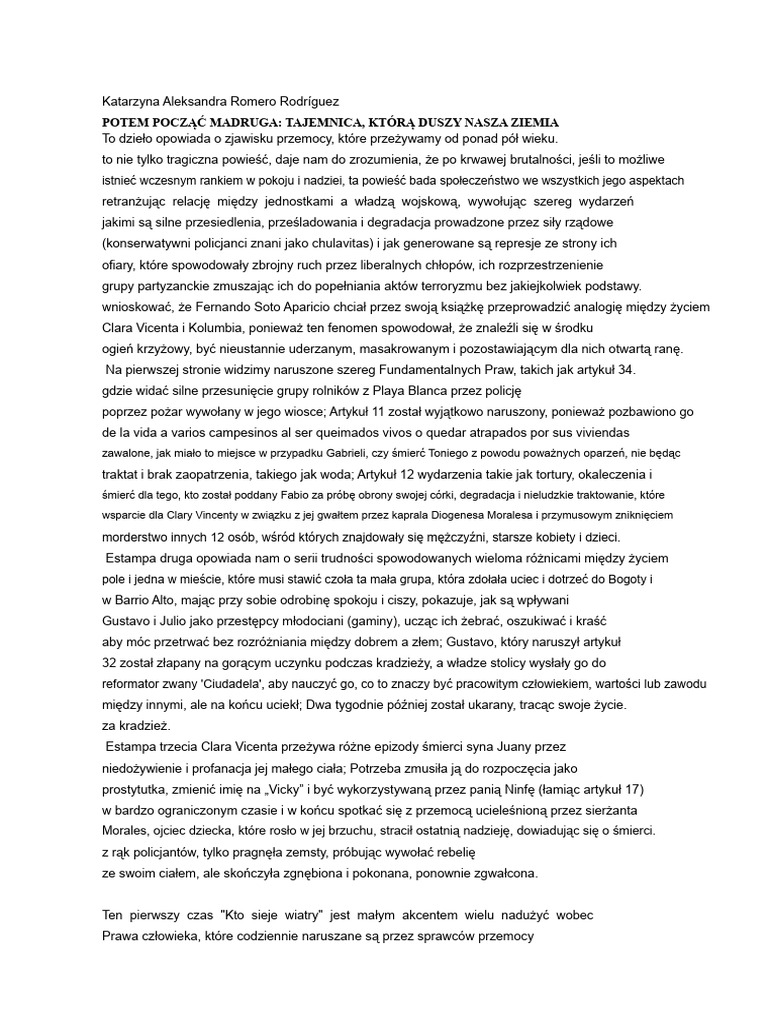 Po Potem Zacznie Się Rano | PDF