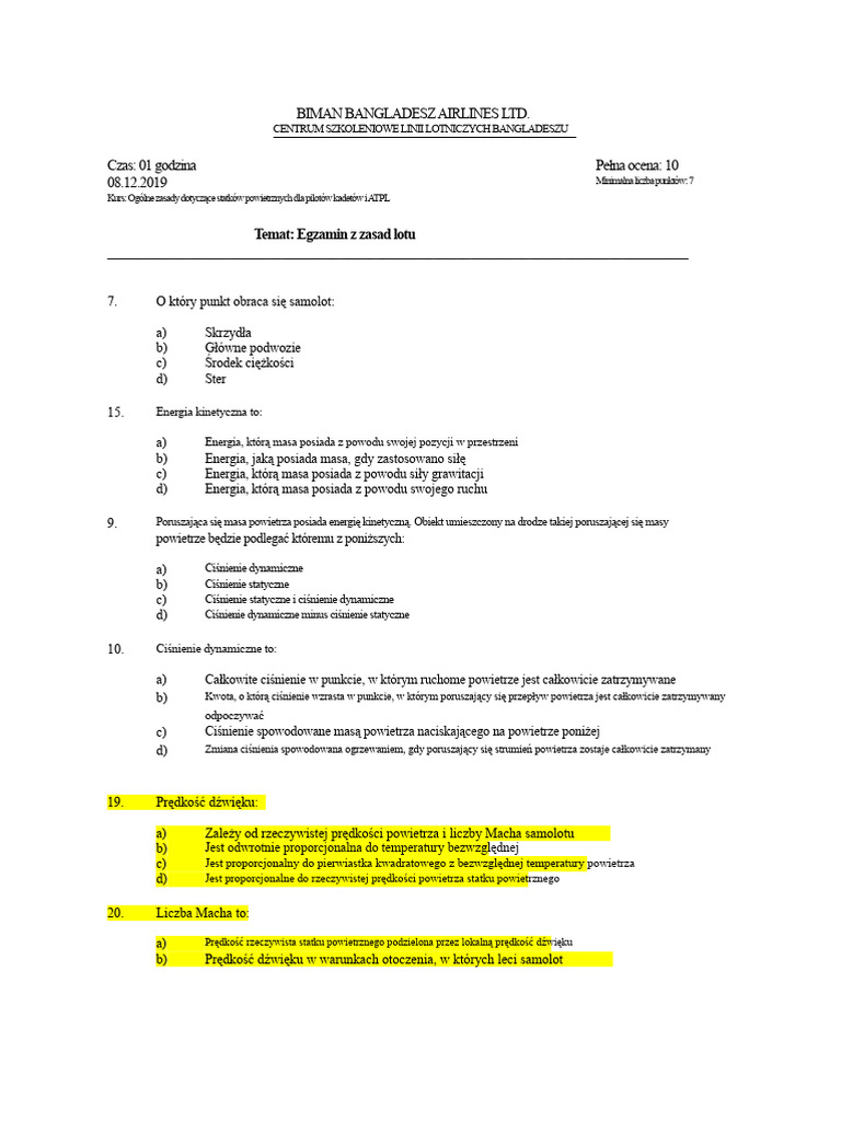 Kwestionariusz | PDF