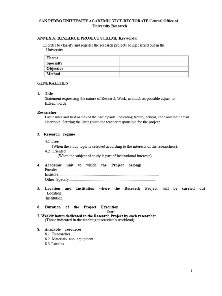 Research Project Outline - Word | PDF | Hypothesis | Inquiry