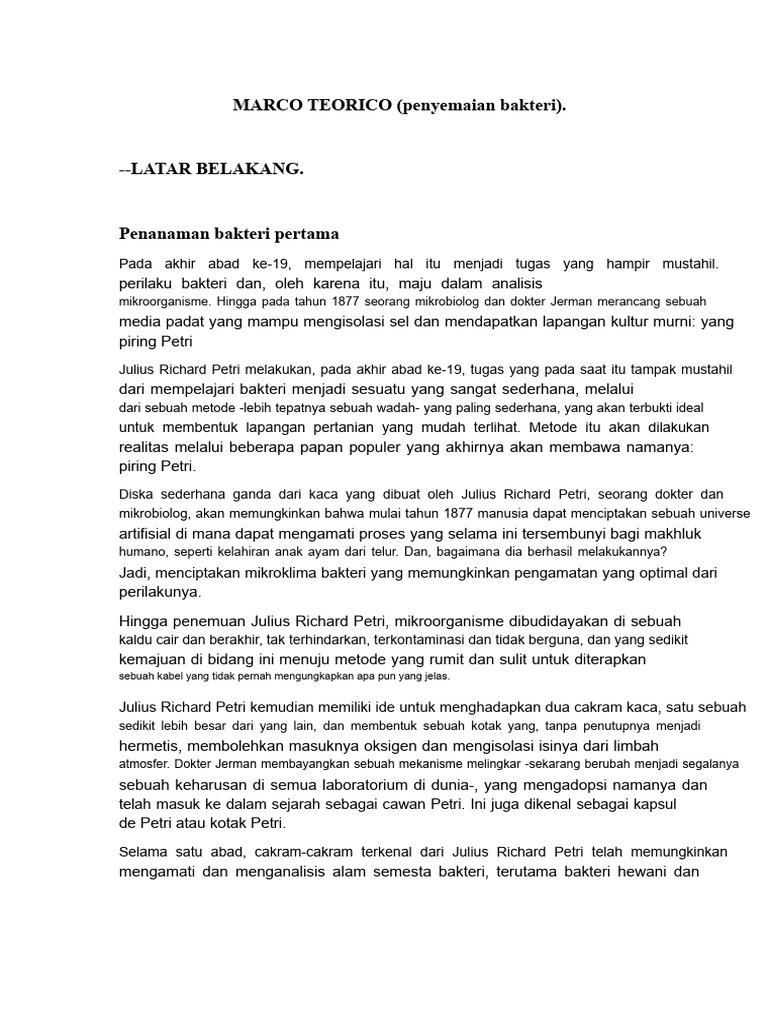 Sejarah dan Dampak Piring Petri | PDF