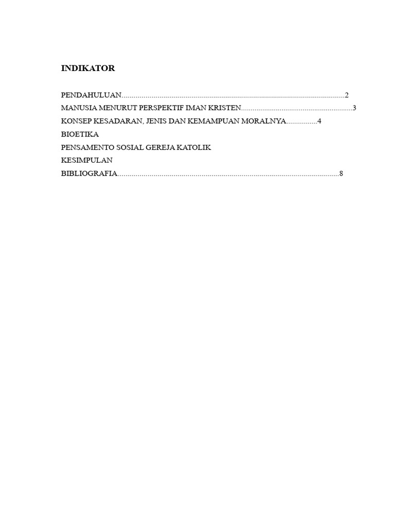 Perspektif Manusia dalam Iman Kristen | PDF