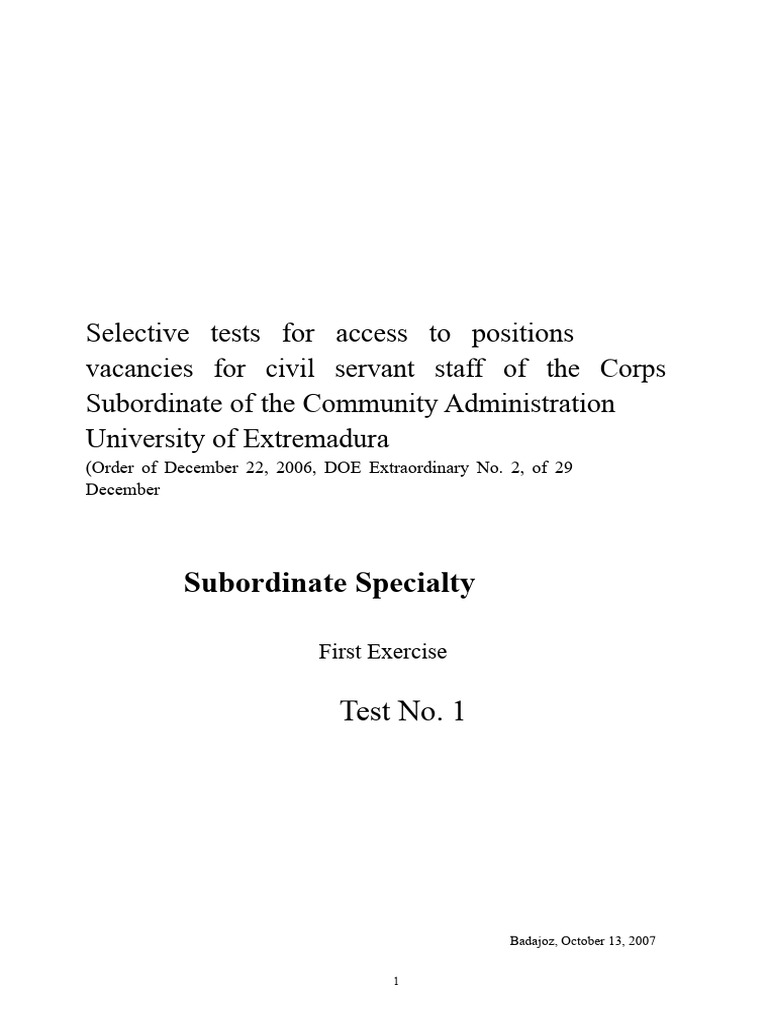 subaltern exam 1.pdf | PDF | Vocational Education | Justice