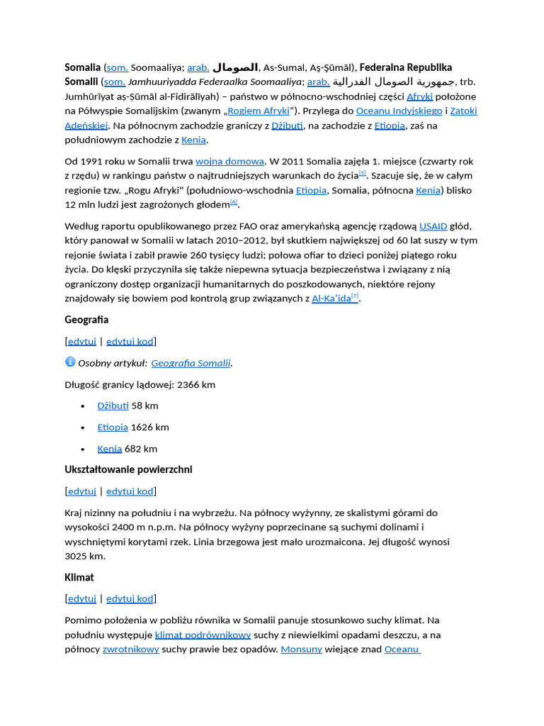 Somalia | PDF