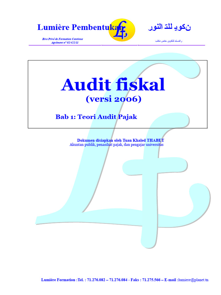 Teori dan Metodologi Audit Pajak | PDF
