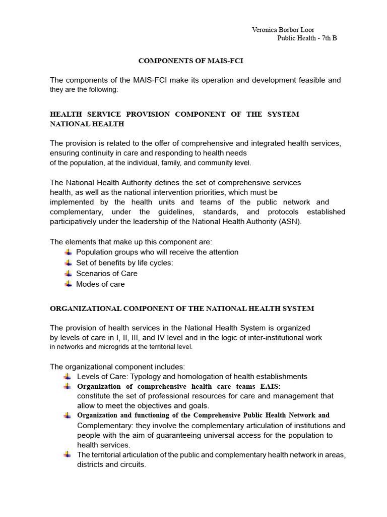 Components of MAIS | PDF | Economies